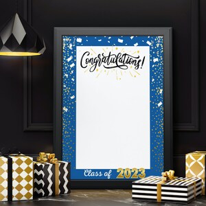 Congratulations Class of 2023 Confetti Border Printable PNG | Pdf ...