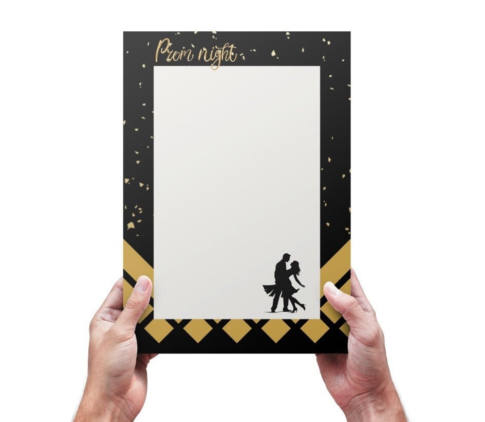 Prom Night Border, Pdf, PNG, Printable Digital Download, Prom Dance ...