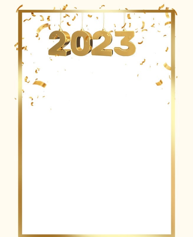 New Years Page Border