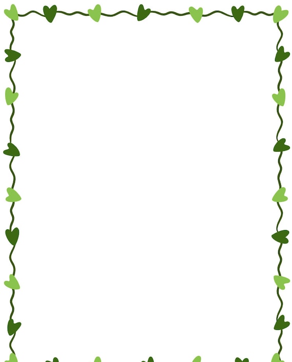 Bordes De Corazones De Novia Verdes Bordes De Rosas PNG Imágenes Y