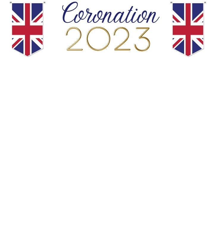 Coronation Border Printable Pdf | PNG Instant Download, Letterhead ...