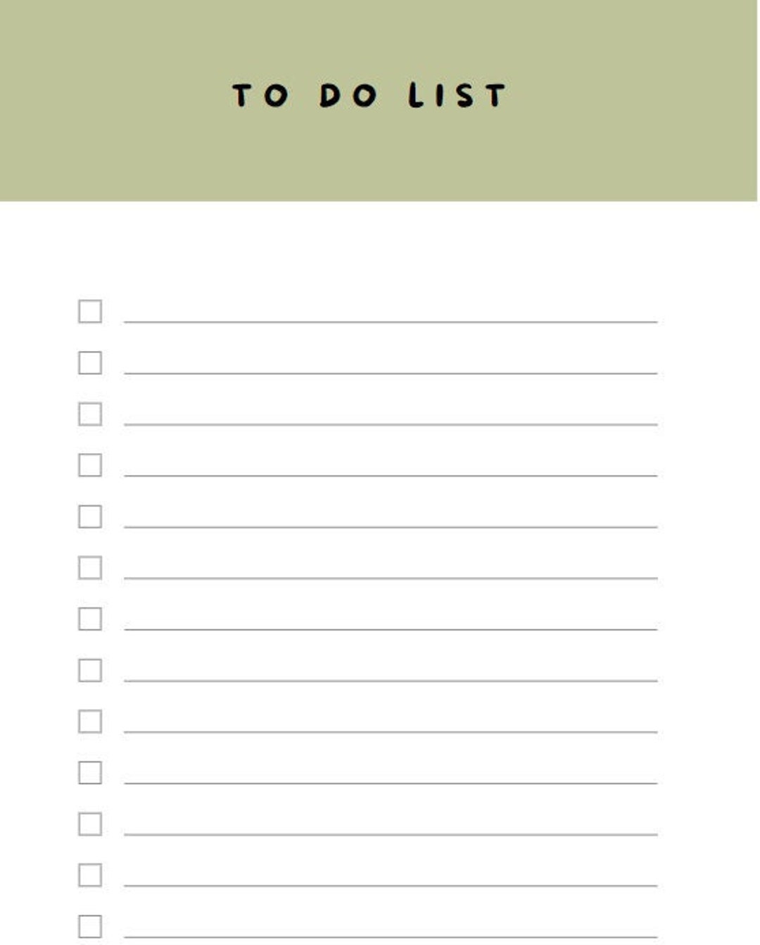Listas De Verificación Imprimibles En Blanco Diseño De Página De