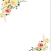 Yellow Rose Border 2 Designs PNG | Pdf Printable Instant Download ...