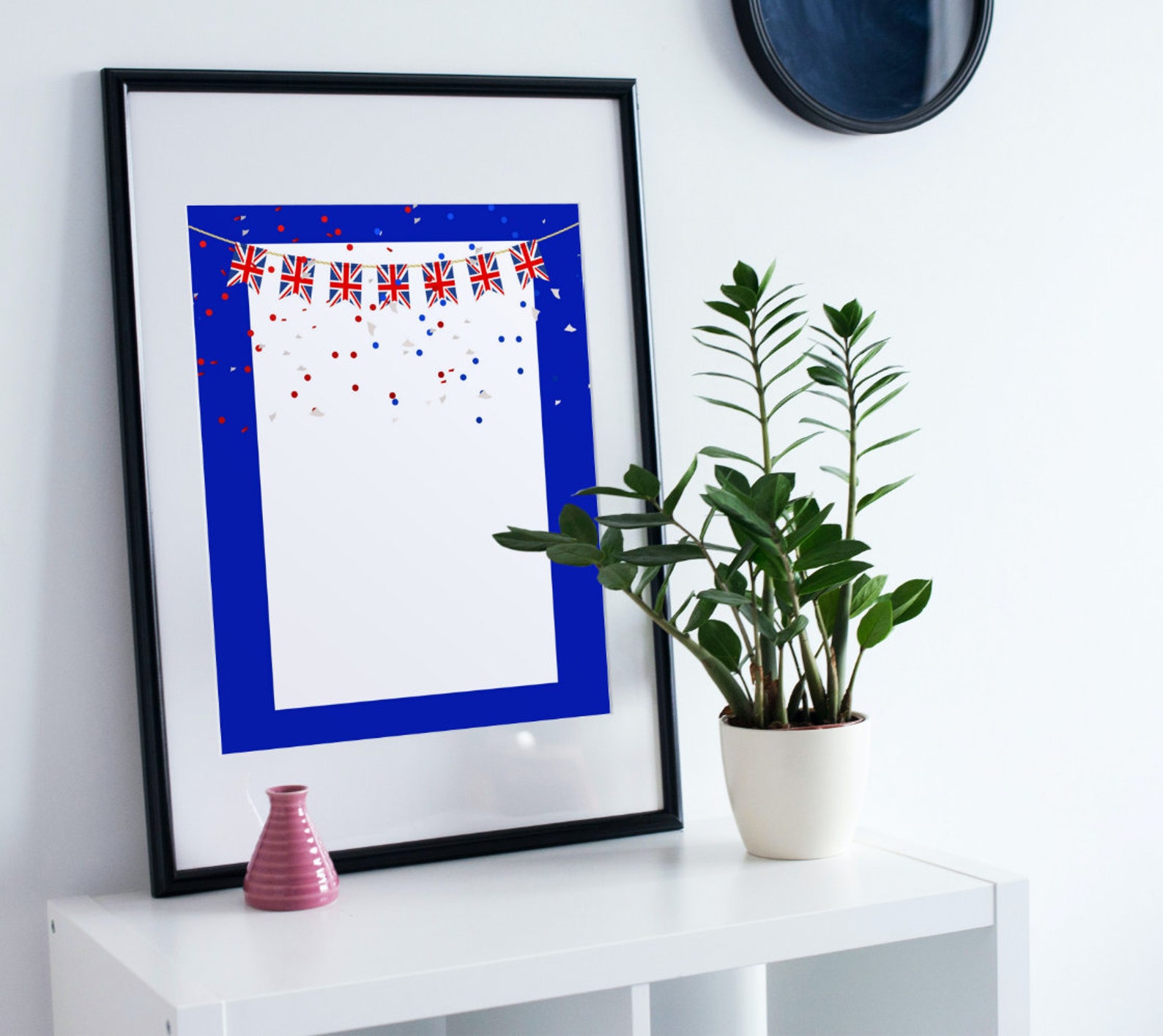 Union Jack Banner Border Printable Pdf | PNG Instant Download, Great ...