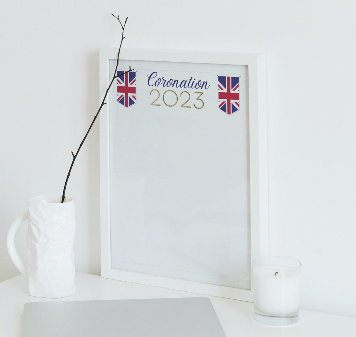 Coronation Border Printable Pdf | PNG Instant Download, Letterhead ...