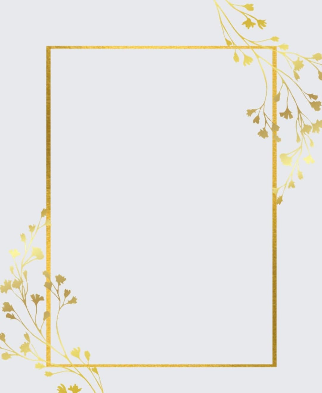 Wedding Border Printable Template, 4 Page Design, Pastel Prints for ...