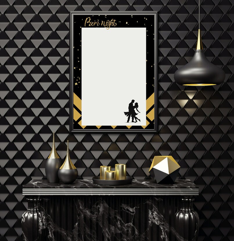 Prom Night Border, Pdf, PNG, Printable Digital Download, Prom Dance ...