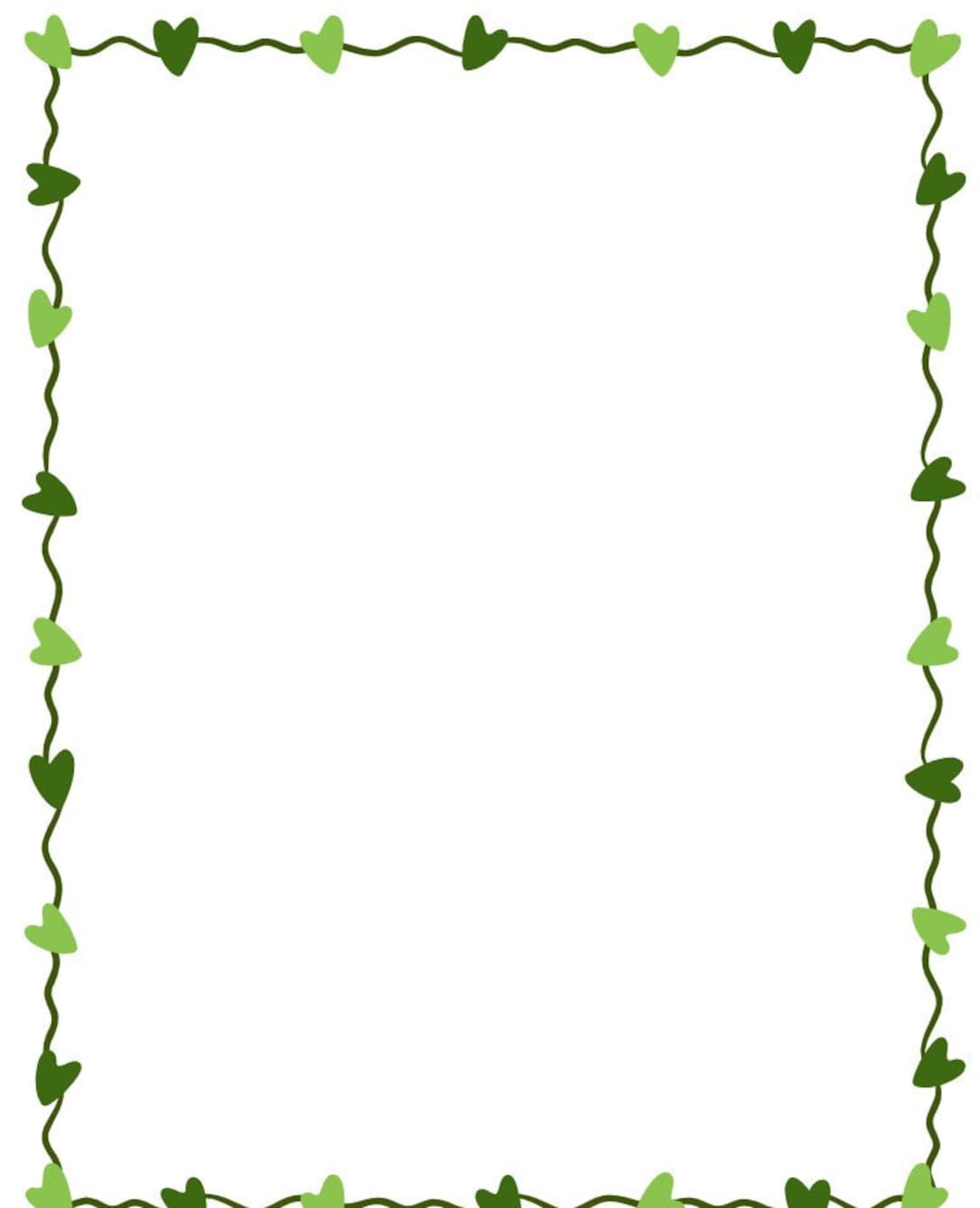Green Page Border