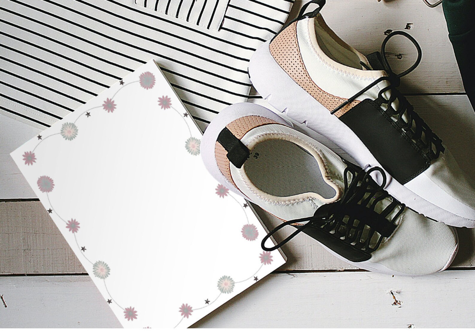 Pom Pom Border Printable PNG | Pdf Instant Download, Minimal Flower ...