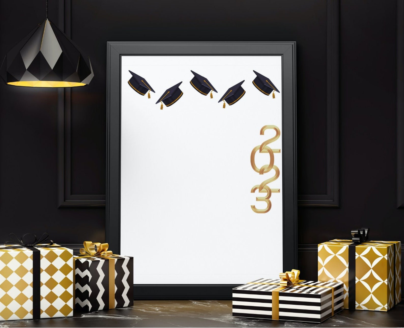 2023 Graduation Border Frame Digital | PNG | Pdf | 2023 Grad Photo ...