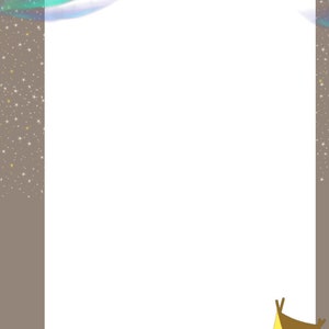 Camping Border PNG | Pdf Printable Digital Instant Download, for Photos ...