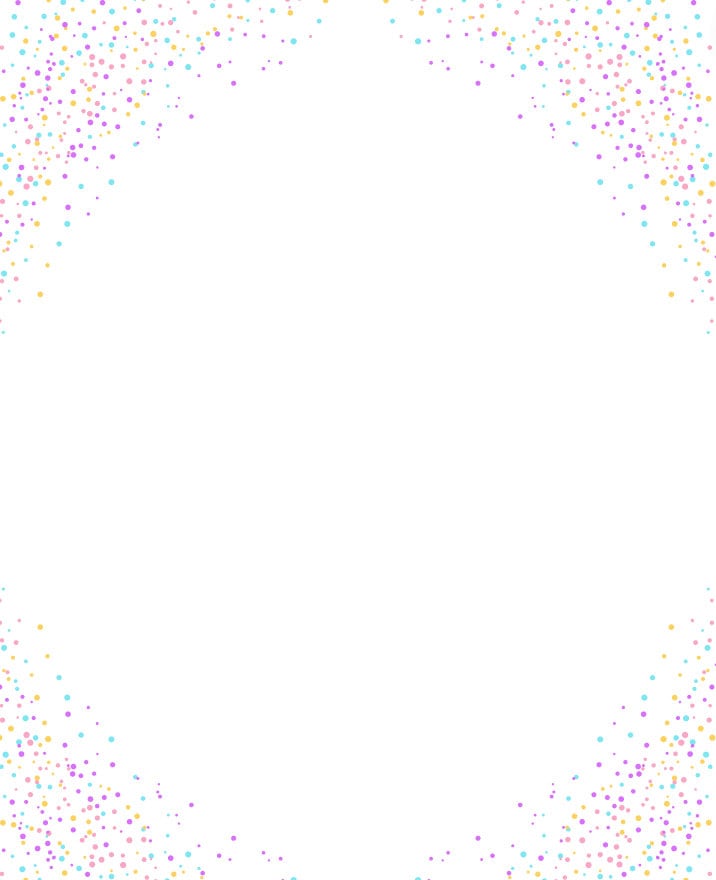 Confetti Border PDF / Bundle / 4 Sheet Design / Printable/ Birthday ...