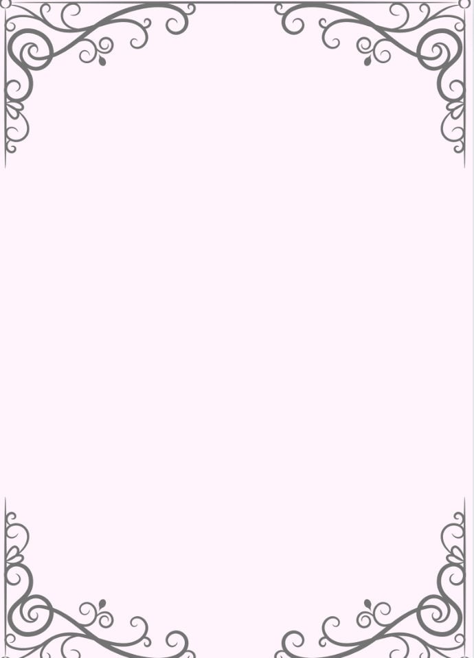 Vintage Border Printable Pdf, PNG 4 Soft Colors, Gray Vintage Paper ...