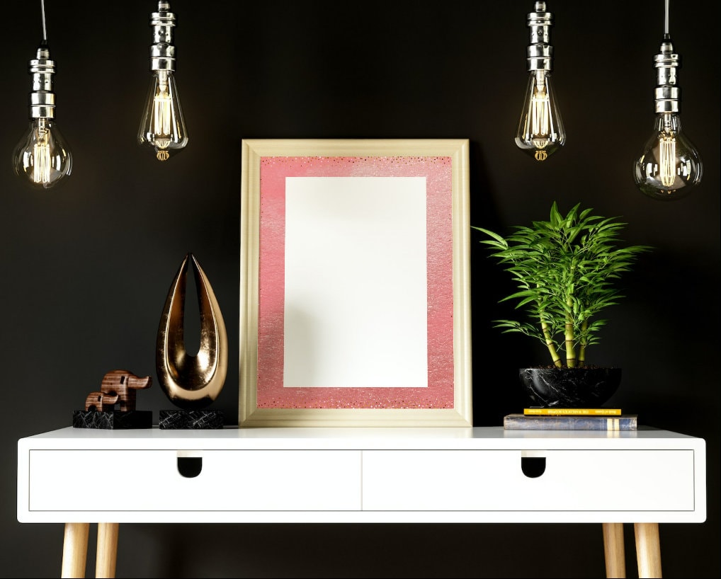 Pink Gold Glam Border Bundle, Coral Printable Png/pdf, A4 and US Letter ...