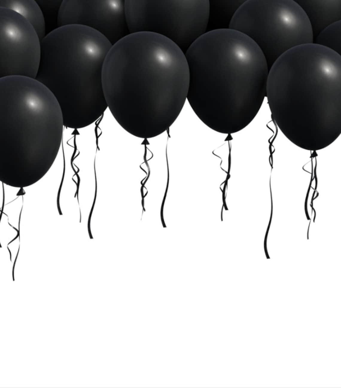 Balloon Border 3 Designs Blank Printable Instant Download Happy ...