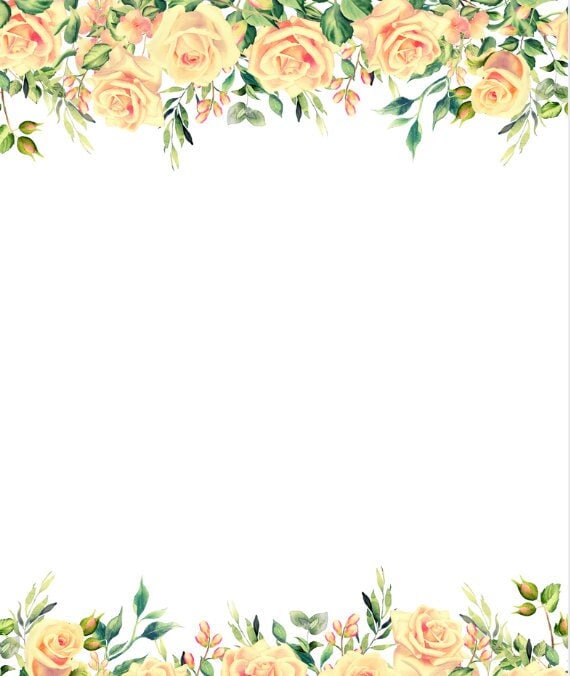 Rose Border Designs For Paper