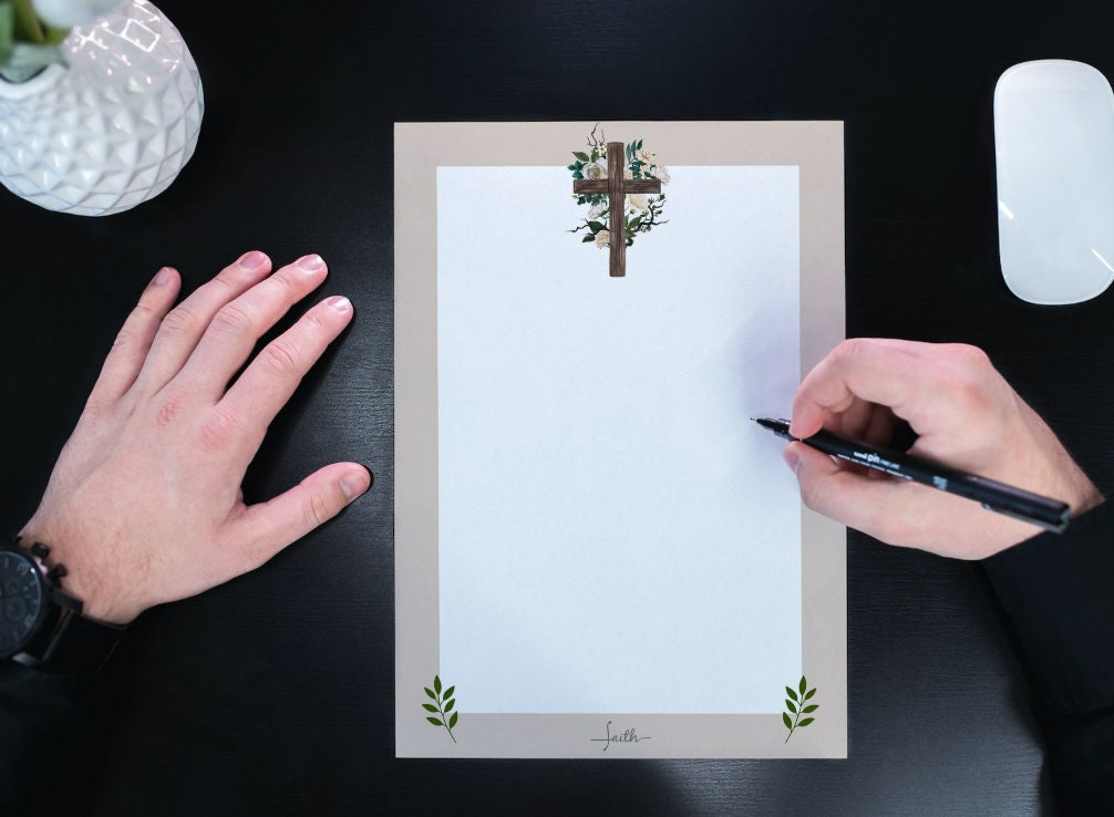 Religious Cross Border Printable PNG and Pdf, Instant Download Christian Church, for Easter ...