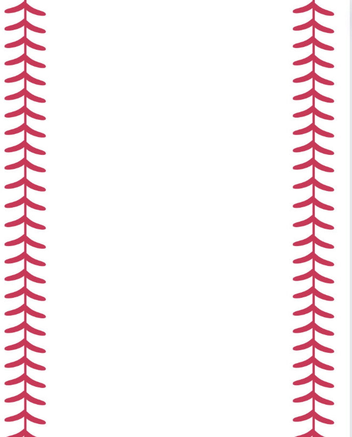 Baseball Border Pdf | PNG | Printable Frame | Instant Download 4 Page ...