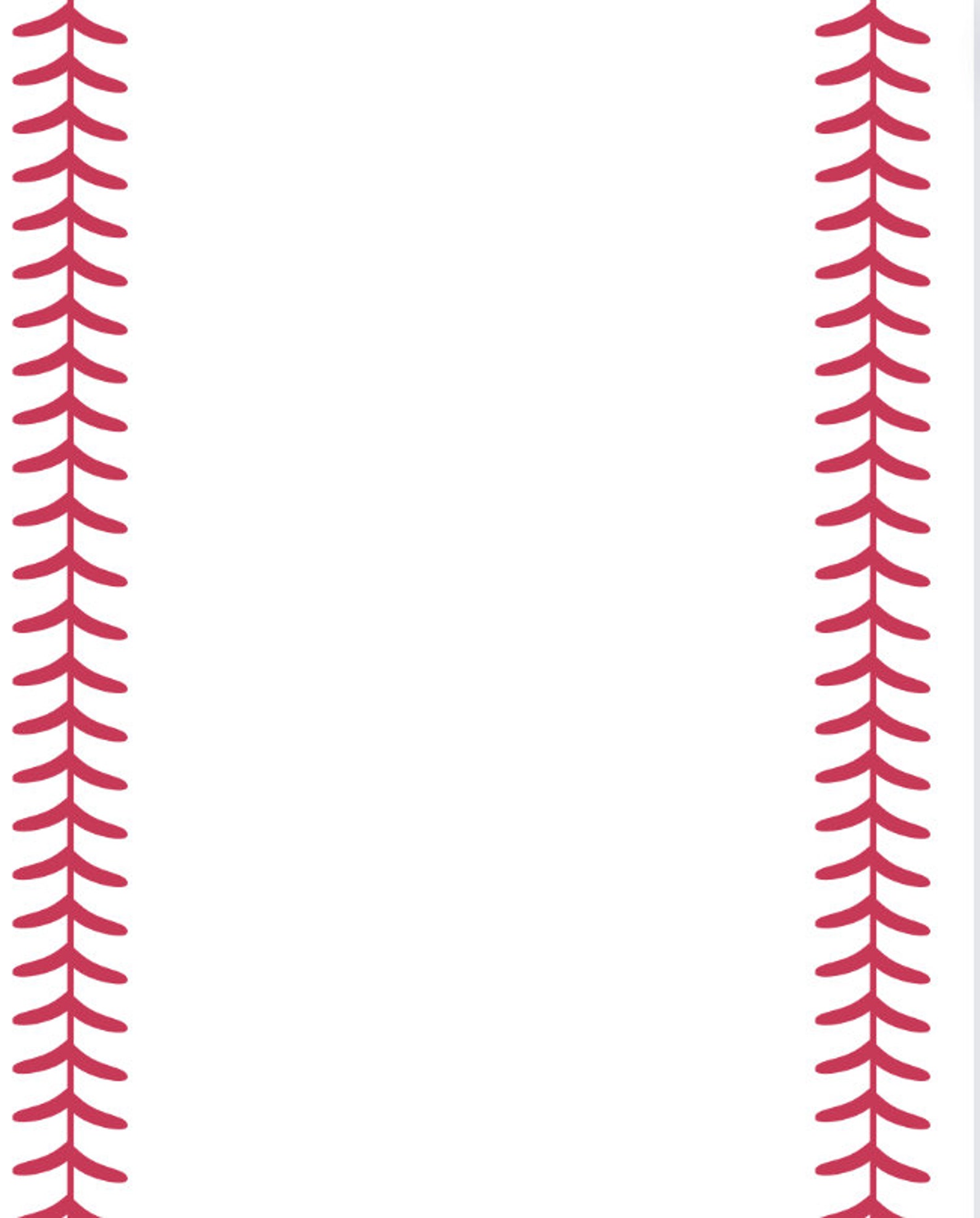 Baseball Border Pdf | PNG | Printable Frame | Instant Download 4 Page ...