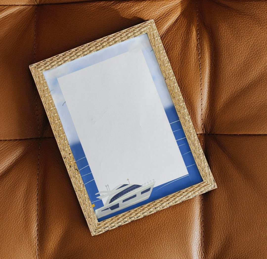 Boat Border Pdf, PNG for Paper, Printable Frame, Instant Download ...