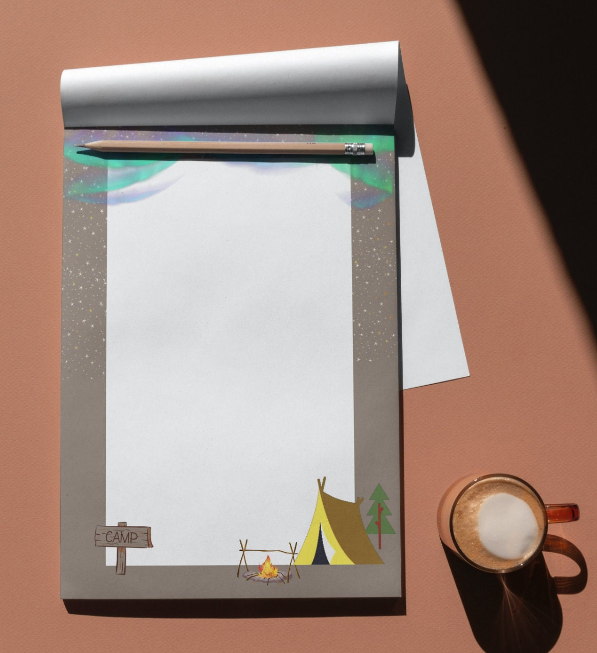 Camping Border PNG | Pdf Printable Digital Instant Download, for Photos ...