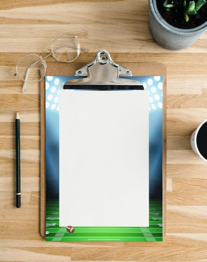 Football Stadium Border Pdf/png, Both A4 and US Letter Sizes, Gametime ...