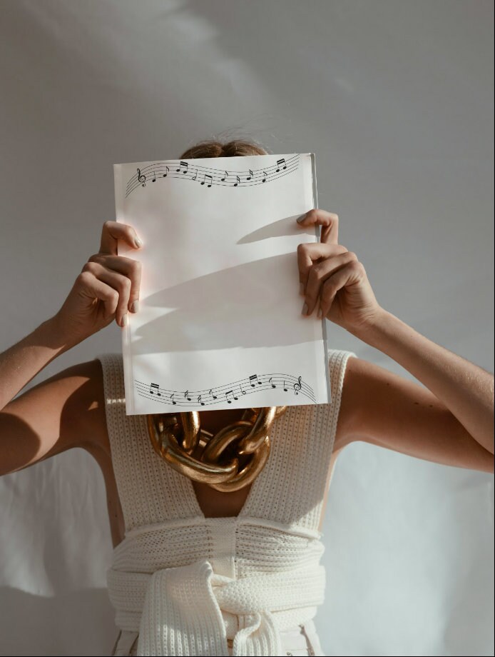Music Note Border: Printable Stationery, Scrapbook Embellishment ...