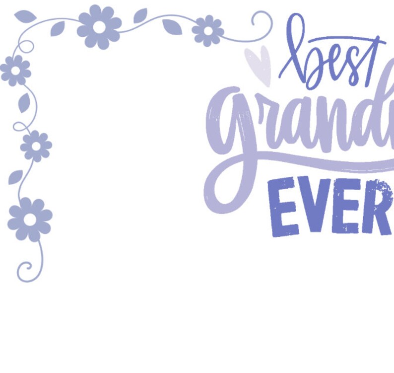 Grandma Border Printable PNG Pdf, Best Grandma Gift, Grandma Frame ...