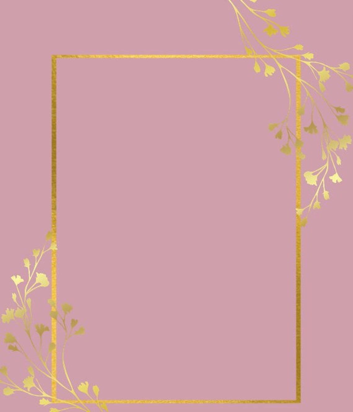 Wedding Border Printable Template, 4 Page Design, Pastel | Blush, Sage ...