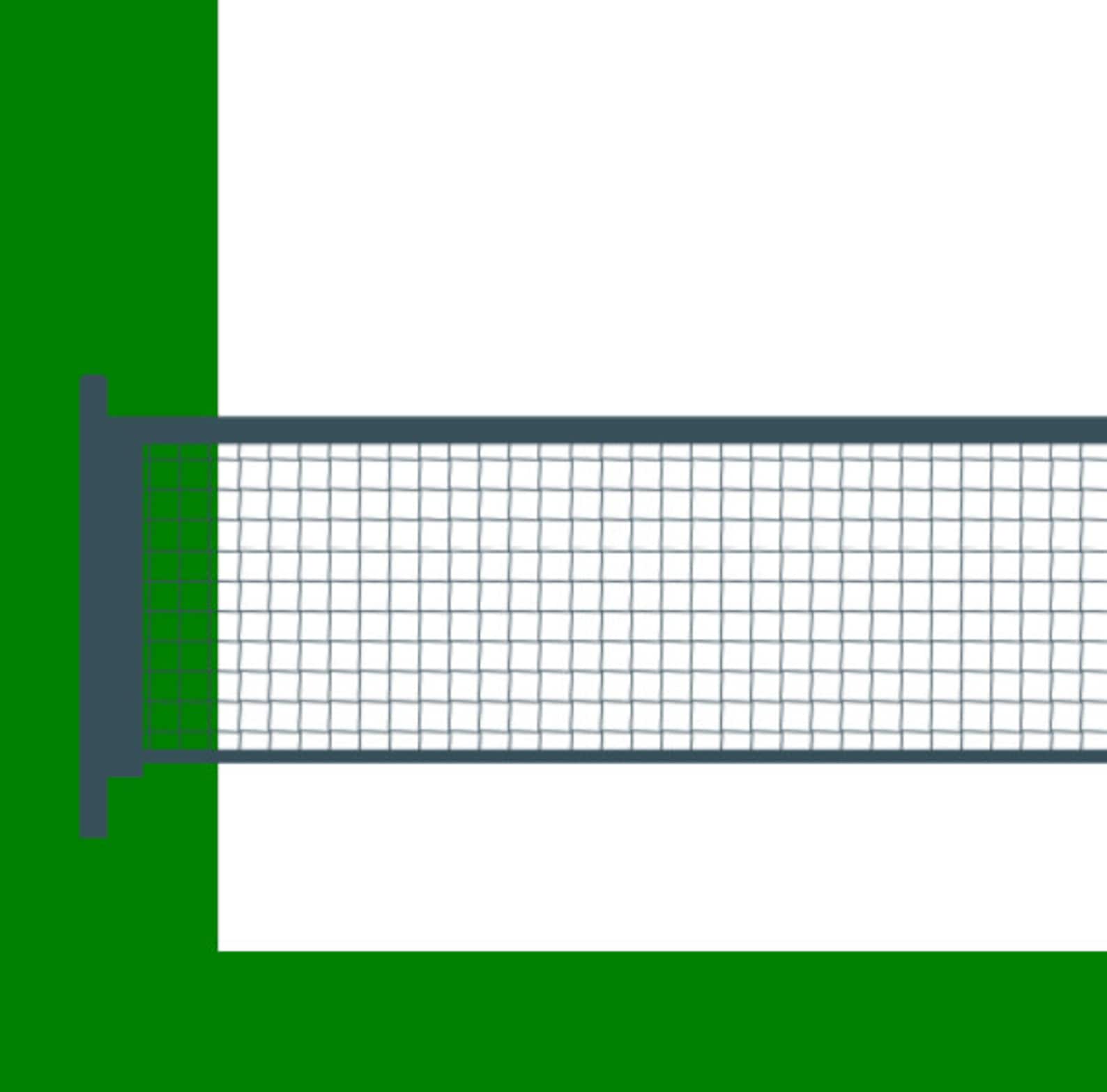 Tennis Net Border Printable Paper Pdf | PNG Instant Download for ...