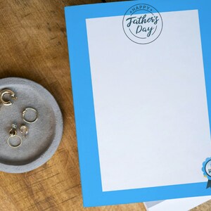 Fathers Day Border Printable Pdf | PNG Instant Download Dads Day Gift ...