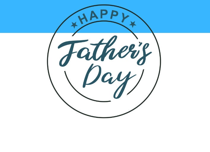 Fathers Day Border Printable Pdf | PNG Instant Download Dads Day Gift ...