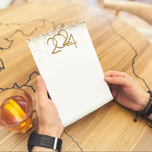 Metallic 2024 Border Pdf PNG, Printable, US Letter & A4 Sizes ...