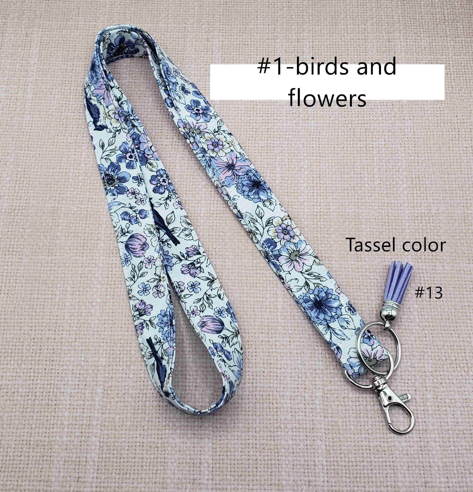 Liberty London Lanyard Spring Lanyards Fabric Lanyard - Etsy