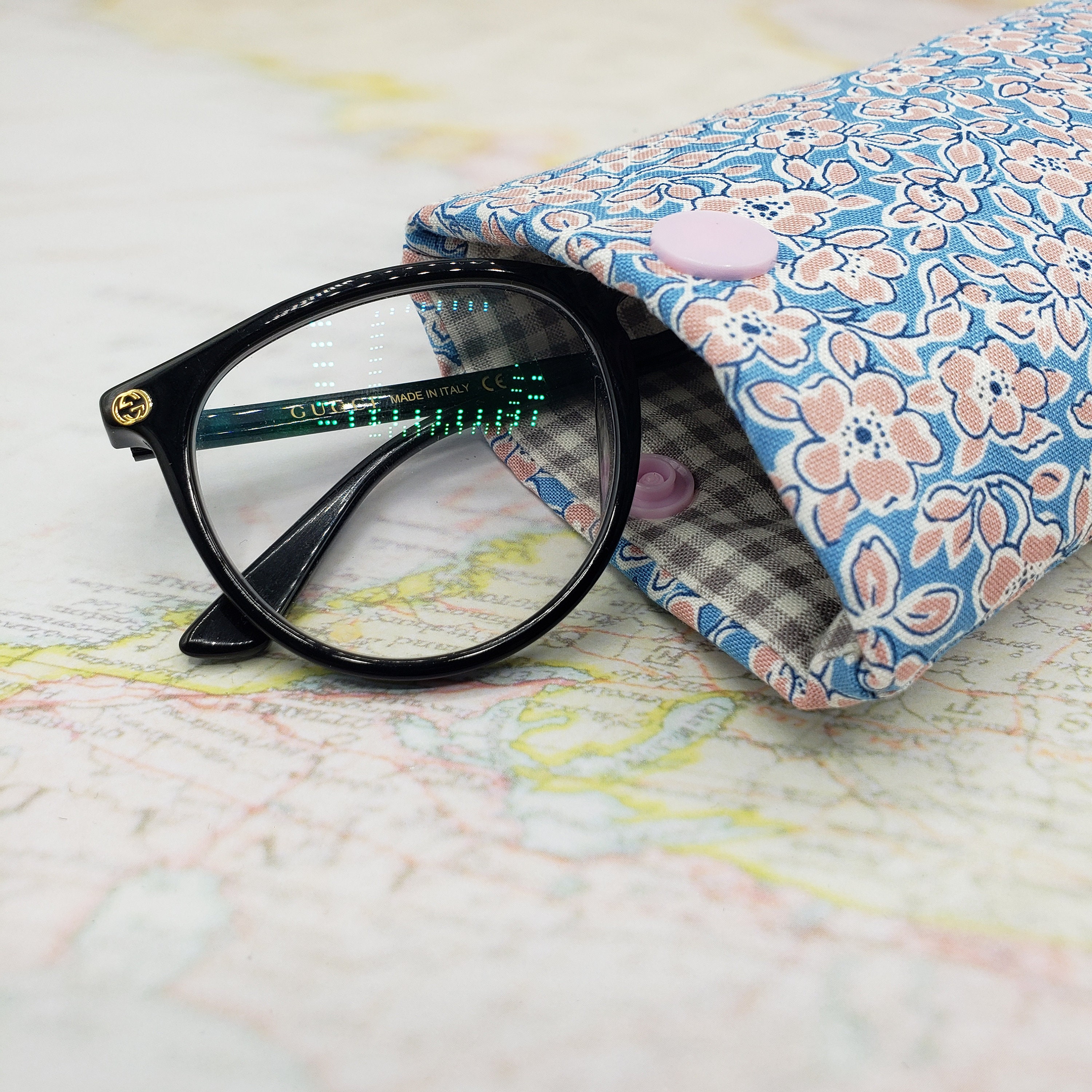 Liberty London Fabric Glasses Case, Floral Glasses Case, Eyeglass Case ...
