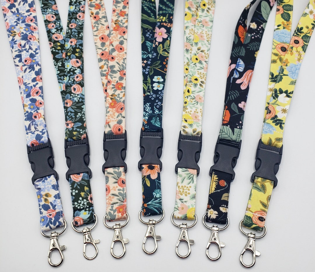 Rifle Paper Co Lanyards, Lanyard With Release Buckle, Spring Lanyards ...