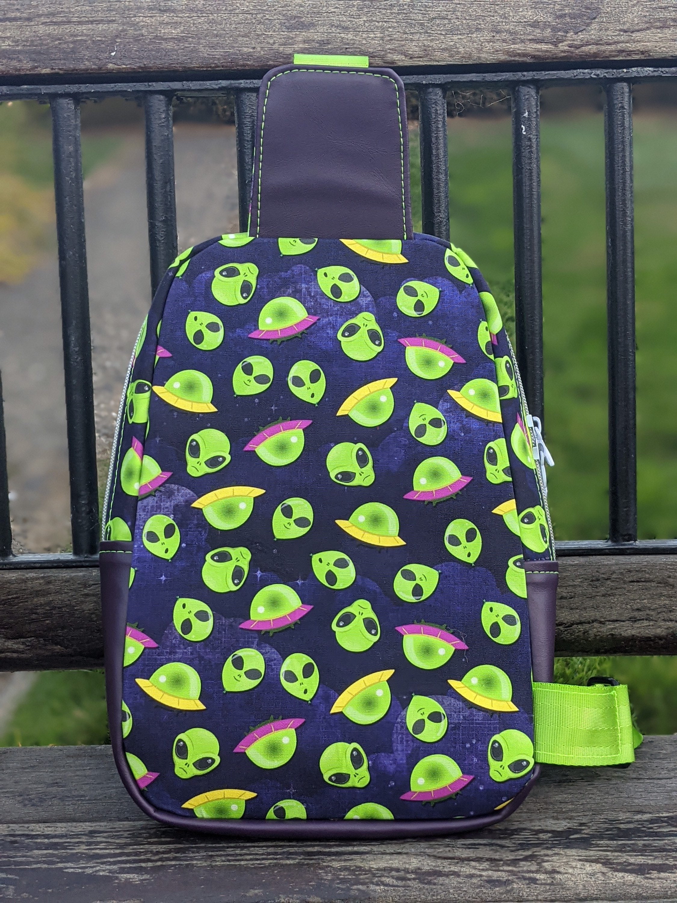 Sling Backpack Aliens - Etsy