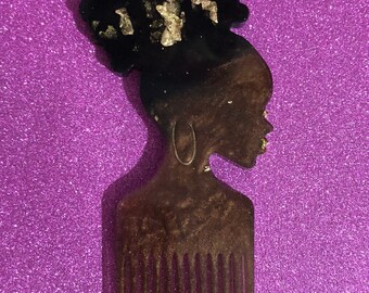 Afro Hair Pick | Etsy