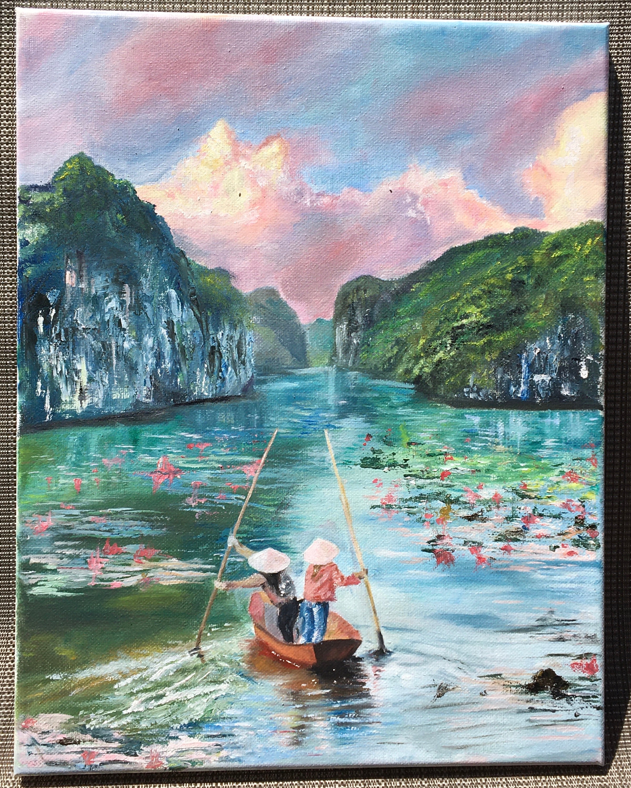 Oil Painting Into Halong Bay | Etsy