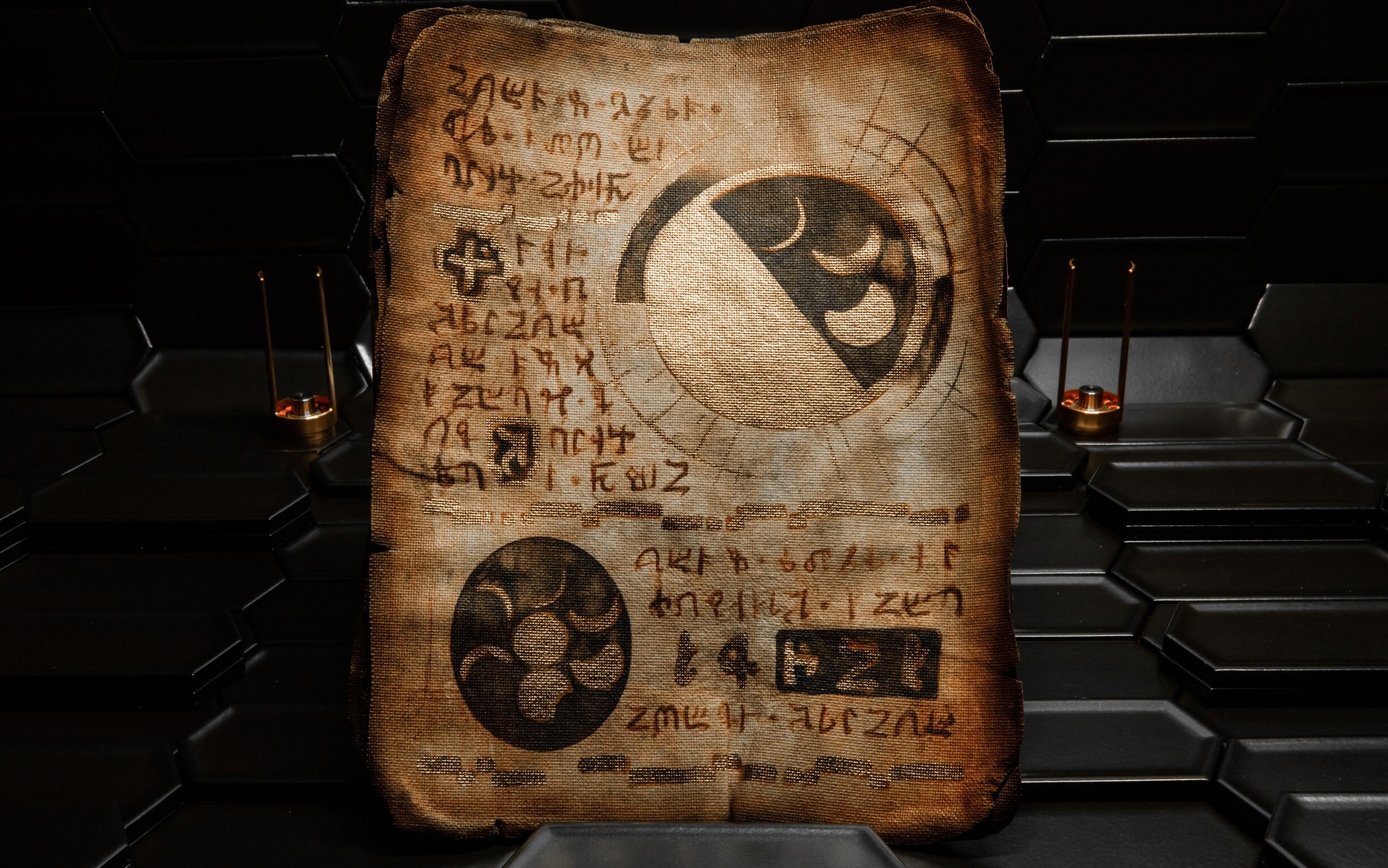 Sacred Jedi text made on canvas. They come in 3 different | Etsy