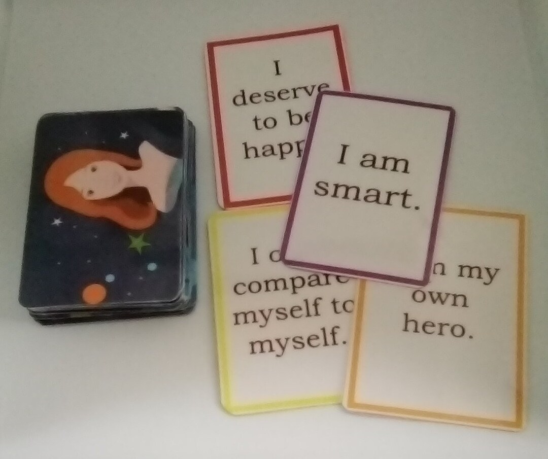 Positive Affirmation Cards for Kids, Encourage, Inspire Your Kid Daily ...