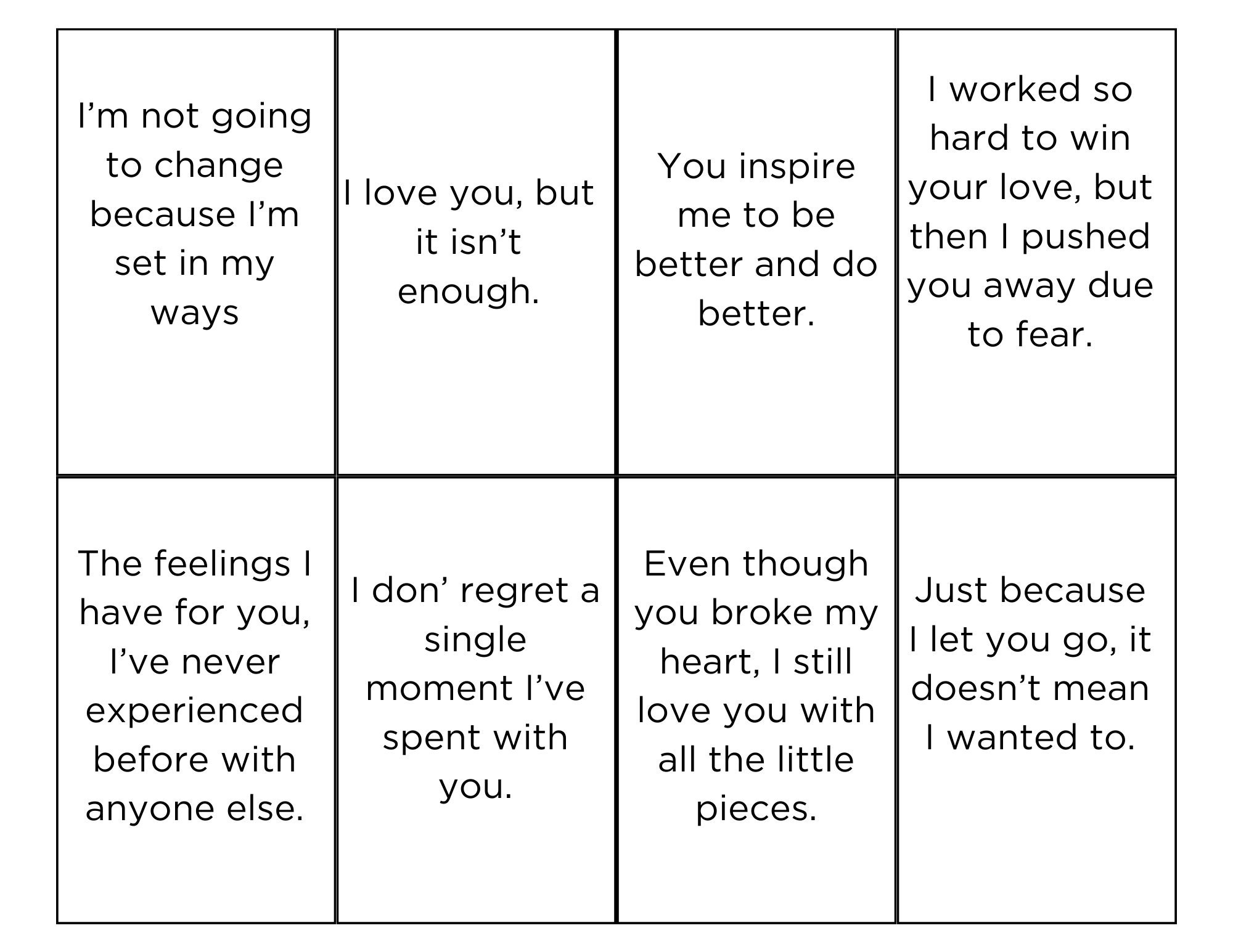 Relationship Oracle Deck Printable Oracle Cards Instant Download Etsy