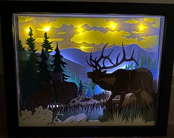 Coraline Halloween Inspired 3D Lighted Shadow Box - Etsy