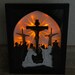 Jesus Inspired Lighted Shadow Box - Etsy
