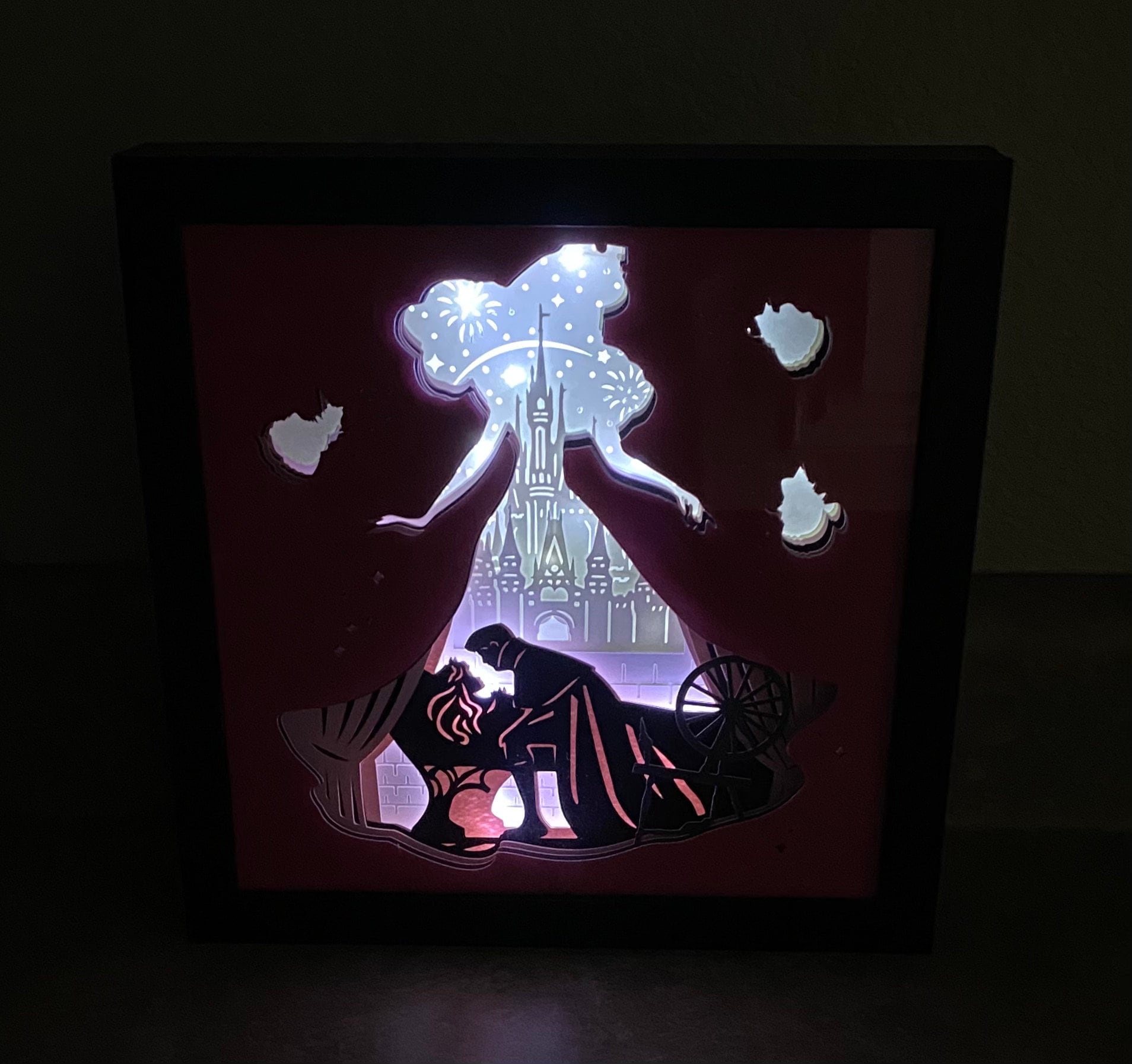 Sleeping Beauty Inspired 3D Lighted Shadow Box Disney - Etsy