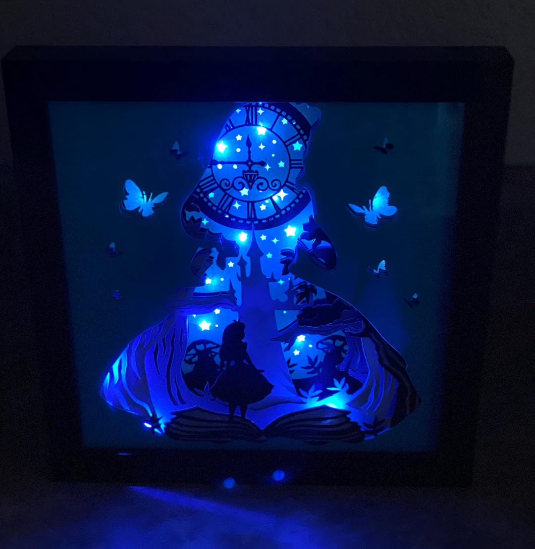 Alice and Wonderland Inspired 3D Shadow Box - Etsy