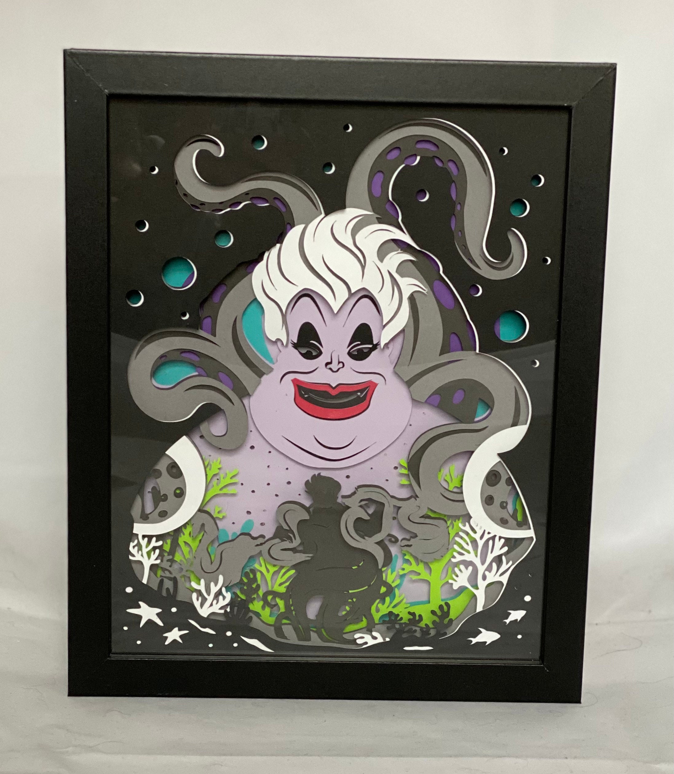 Ursula Inspired Lighted Shadow Box - Etsy