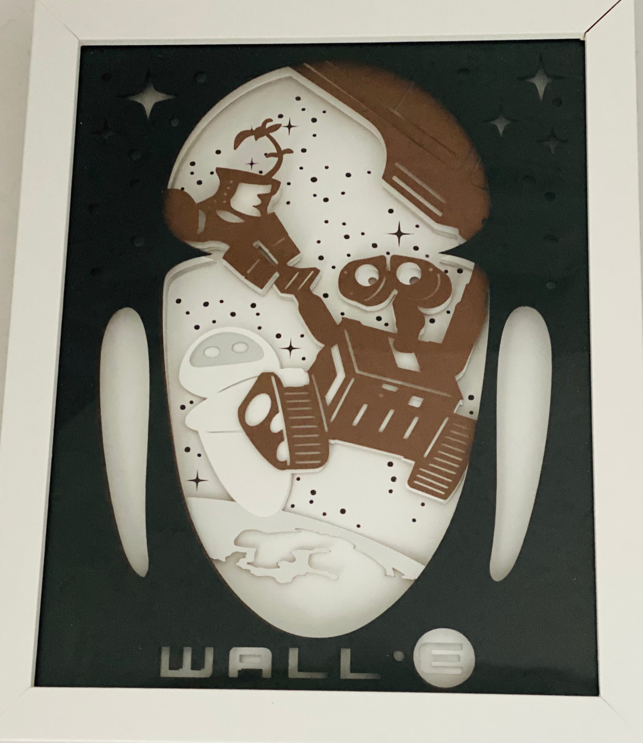 WALL-E Inspired Lighted Shadow Box - Etsy