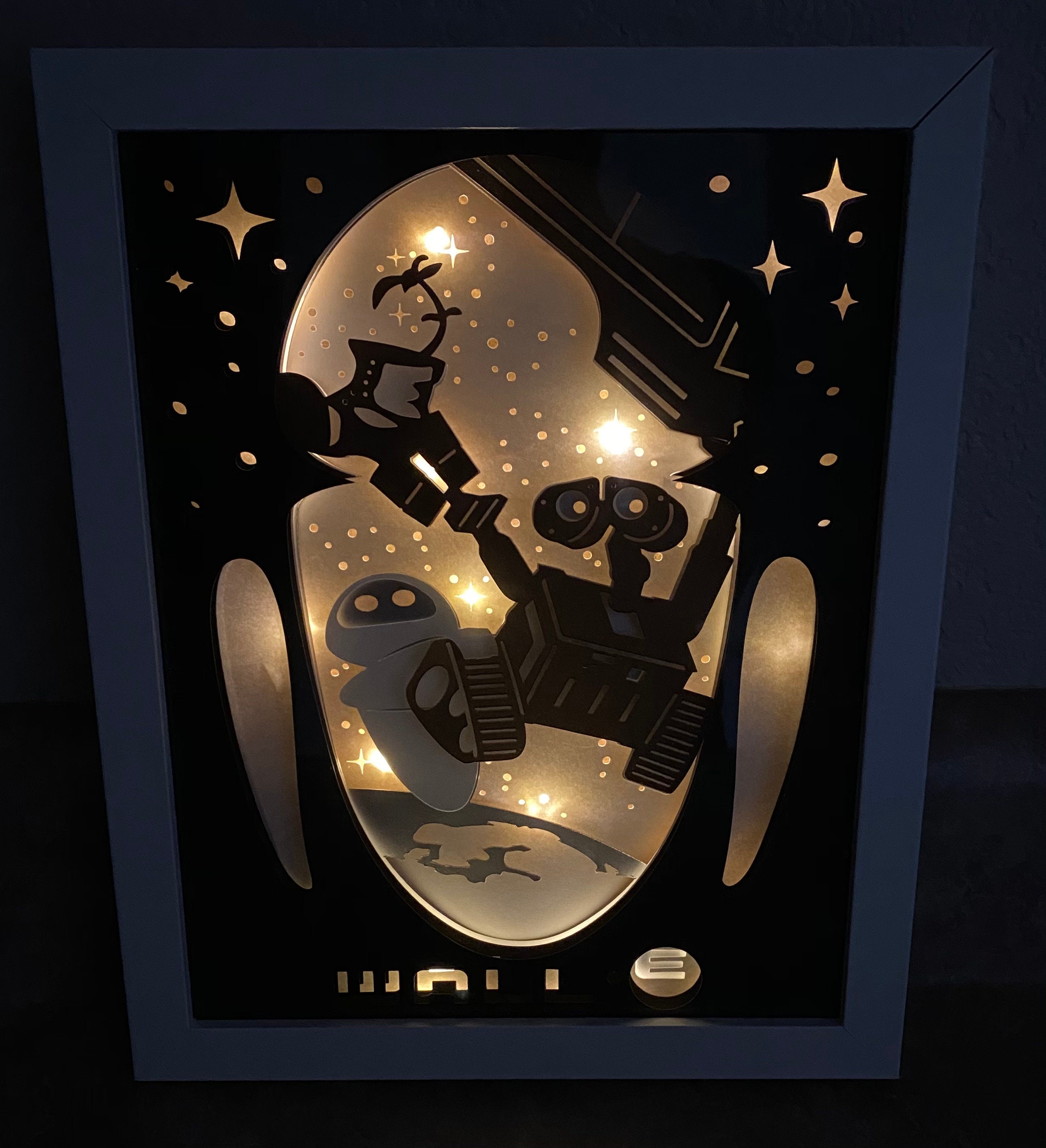WALL-E Inspired Lighted Shadow Box - Etsy