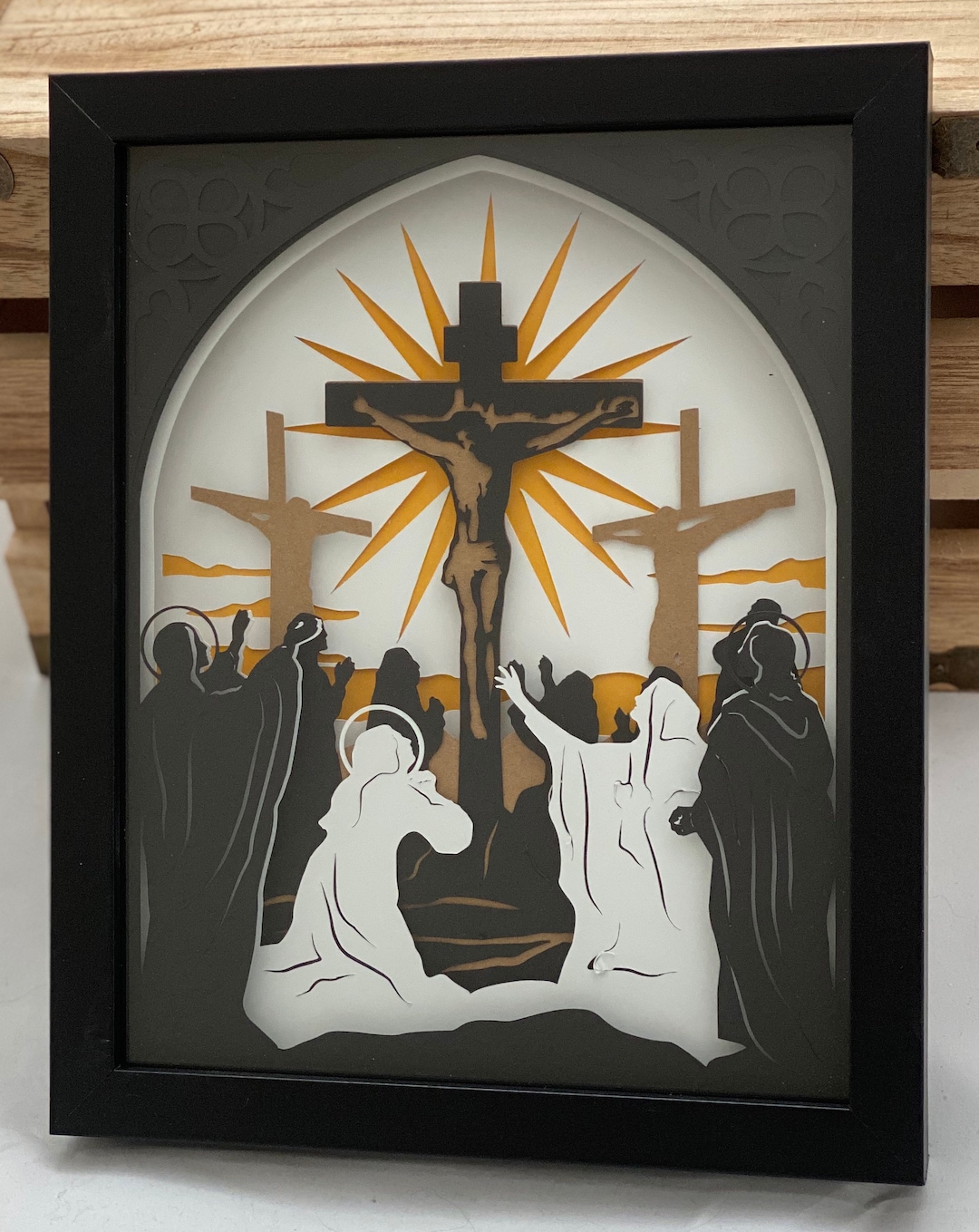 Jesus Inspired Lighted Shadow Box - Etsy
